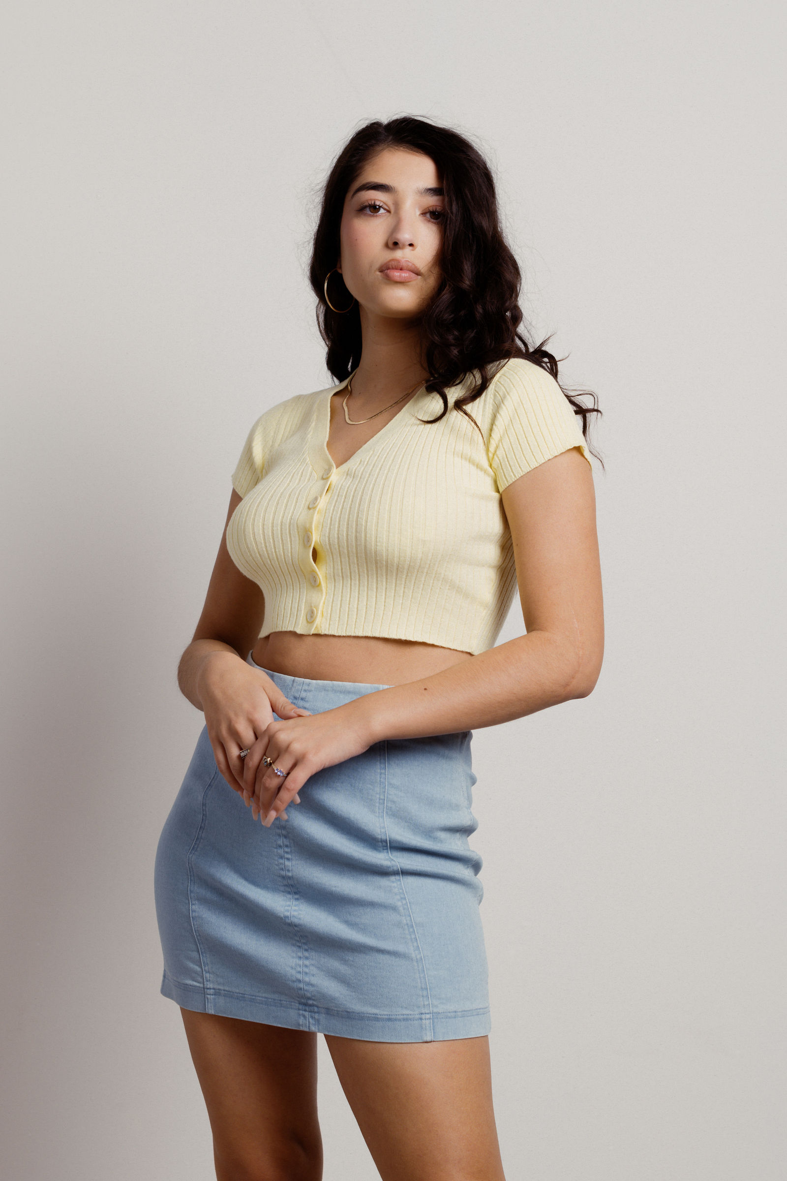 Lavender Cardigan - Purple Cardigan - Ribbed Cardigan