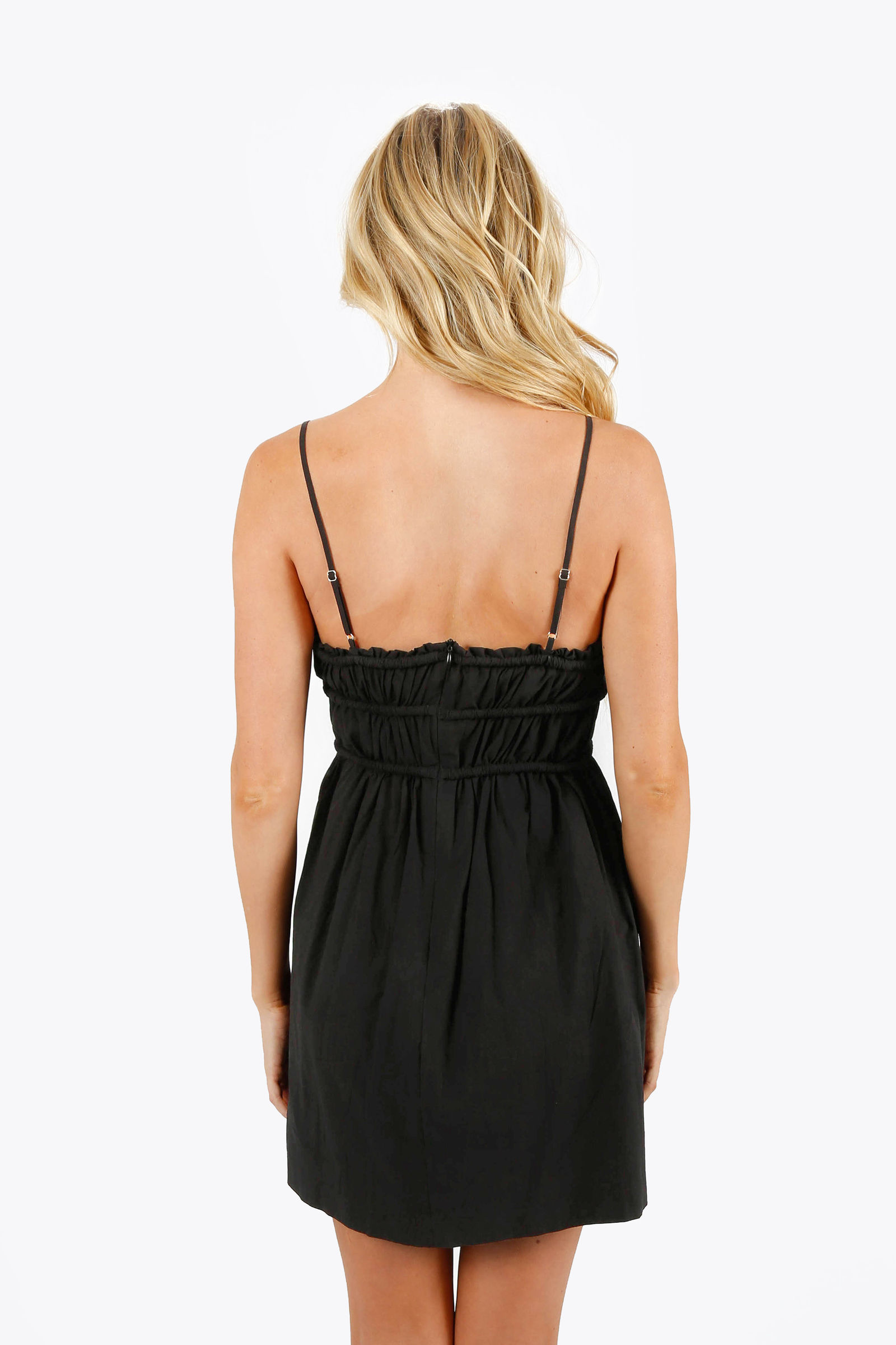 Claire Smocked Strappy Mini Dress - White - $31 | Tobi US