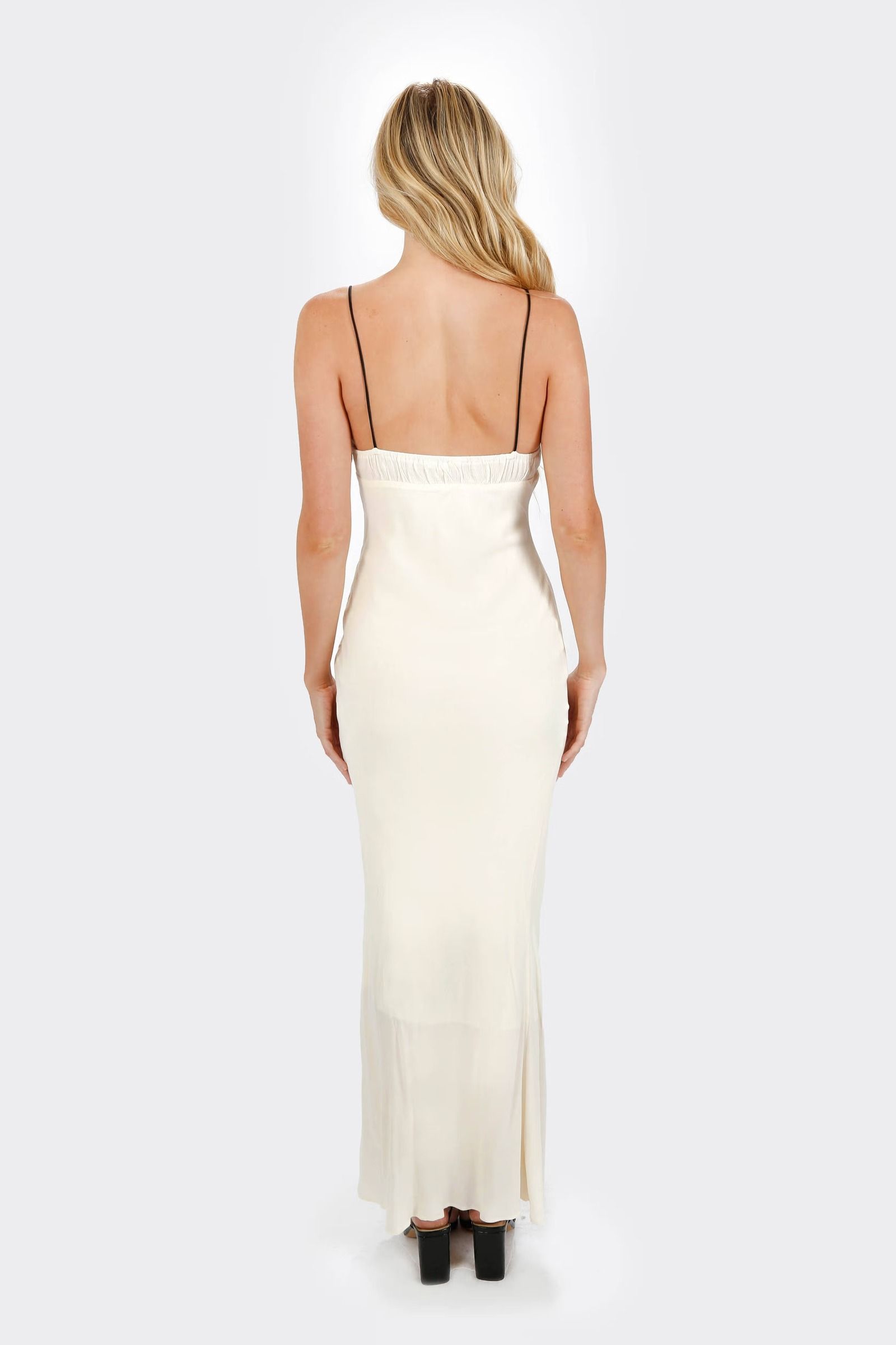 Xyreen Cami Bodycon Maxi Dress - Cream - $40 | Tobi US