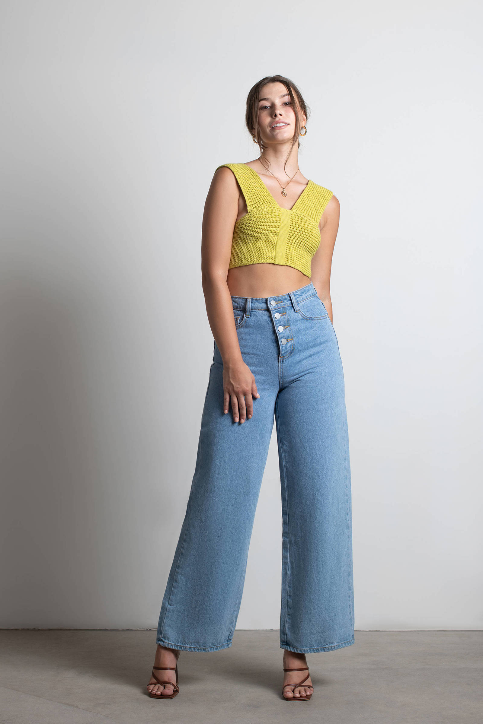 Kiwi Green Top - Multiway Top - Green Wrap Sweater