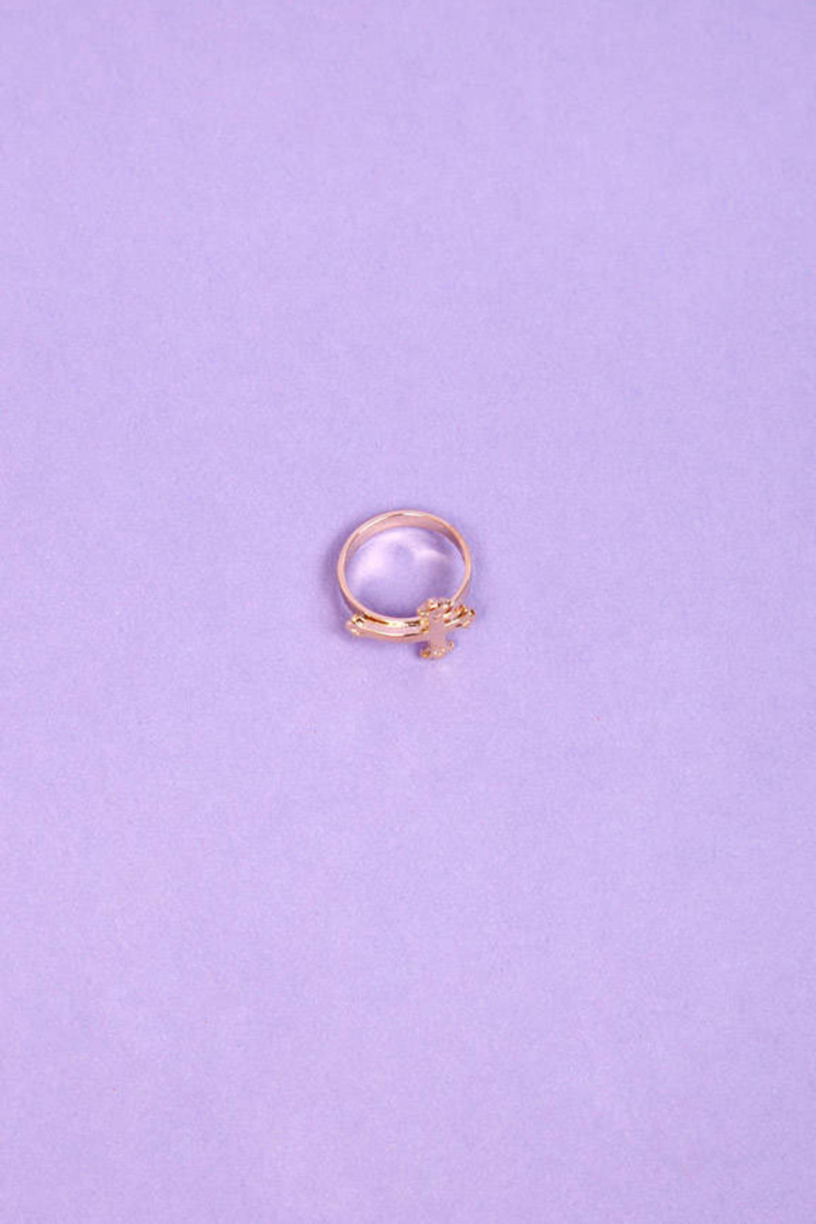 Victorian Cross Ring - Gold