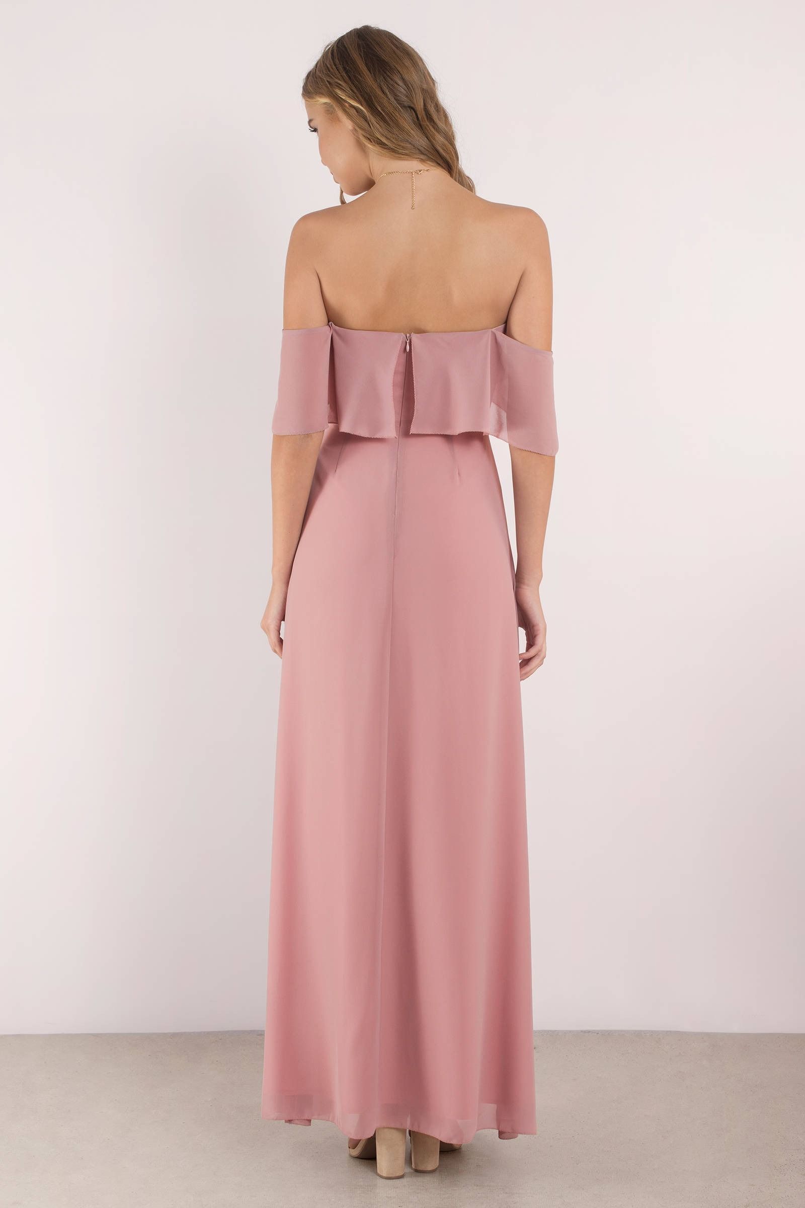 Pink Maxi Dress - Long Formal Dress - Pink Prom Dress - Wedding Guest Dress