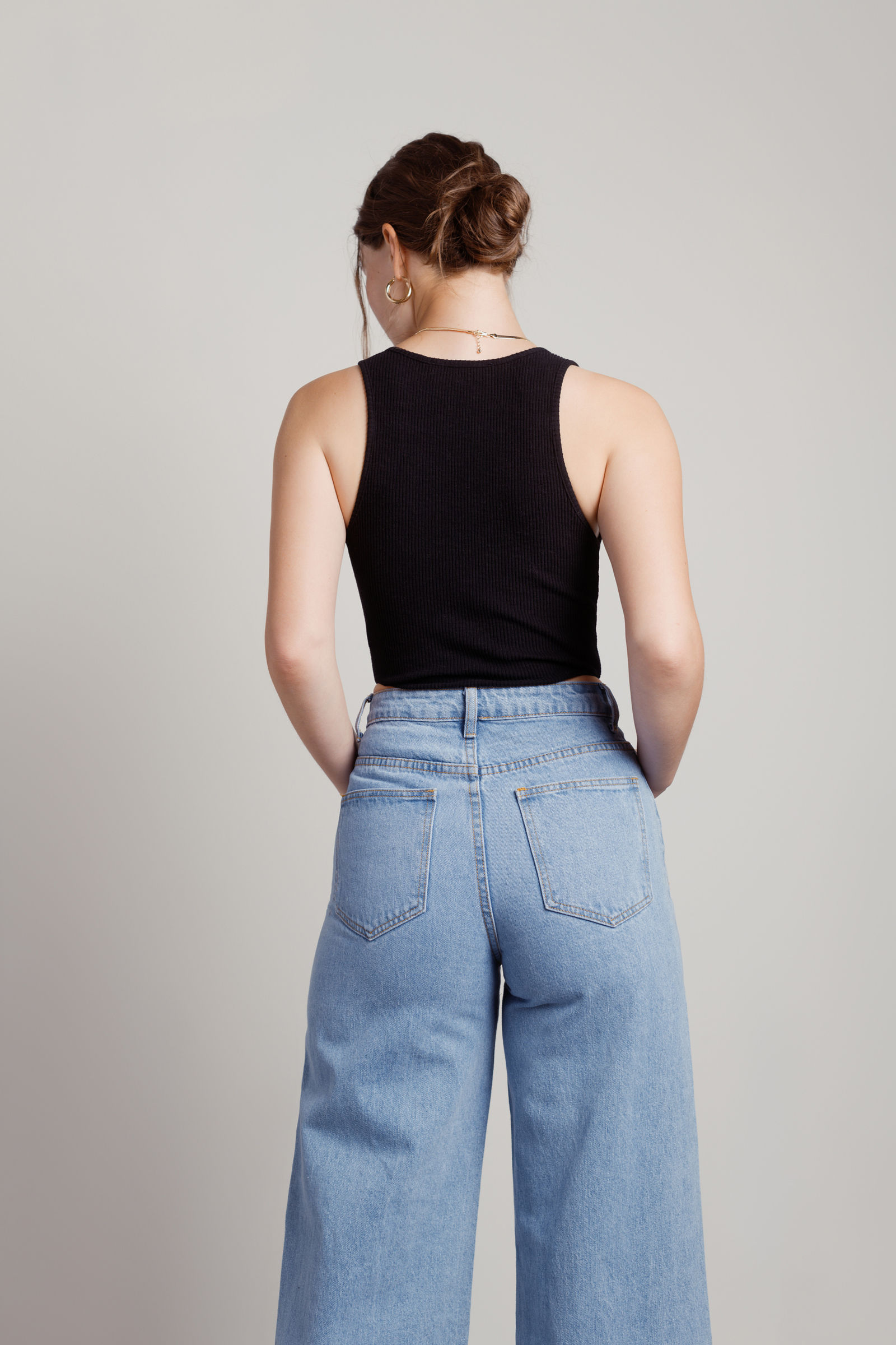 White Bodysuit - High Side Cutout Bodysuit - Beige Ribbed Ribbed Bodysuit