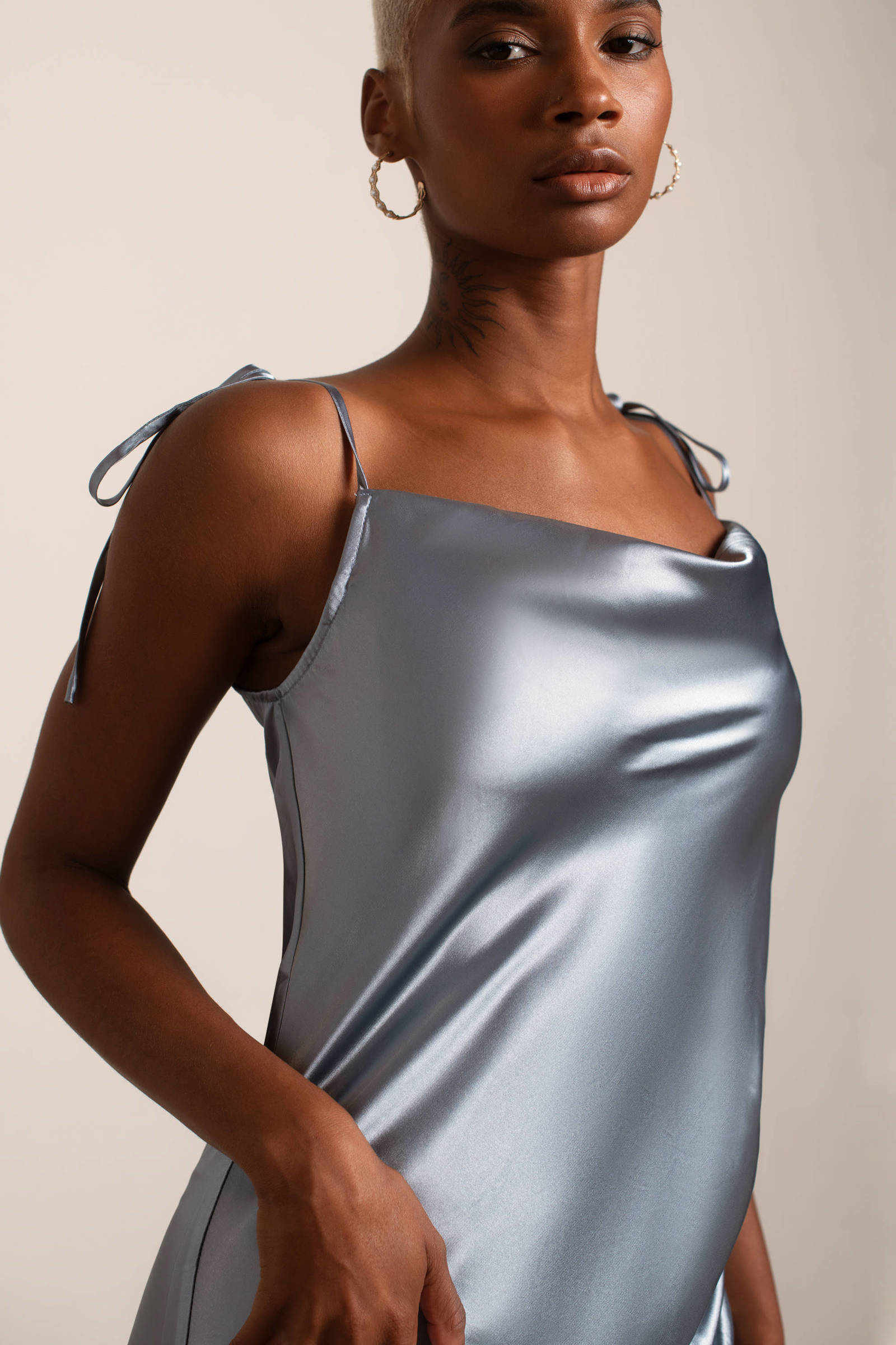 Sienna Midi Dress - Classy Satin Dress - Maxi Dress