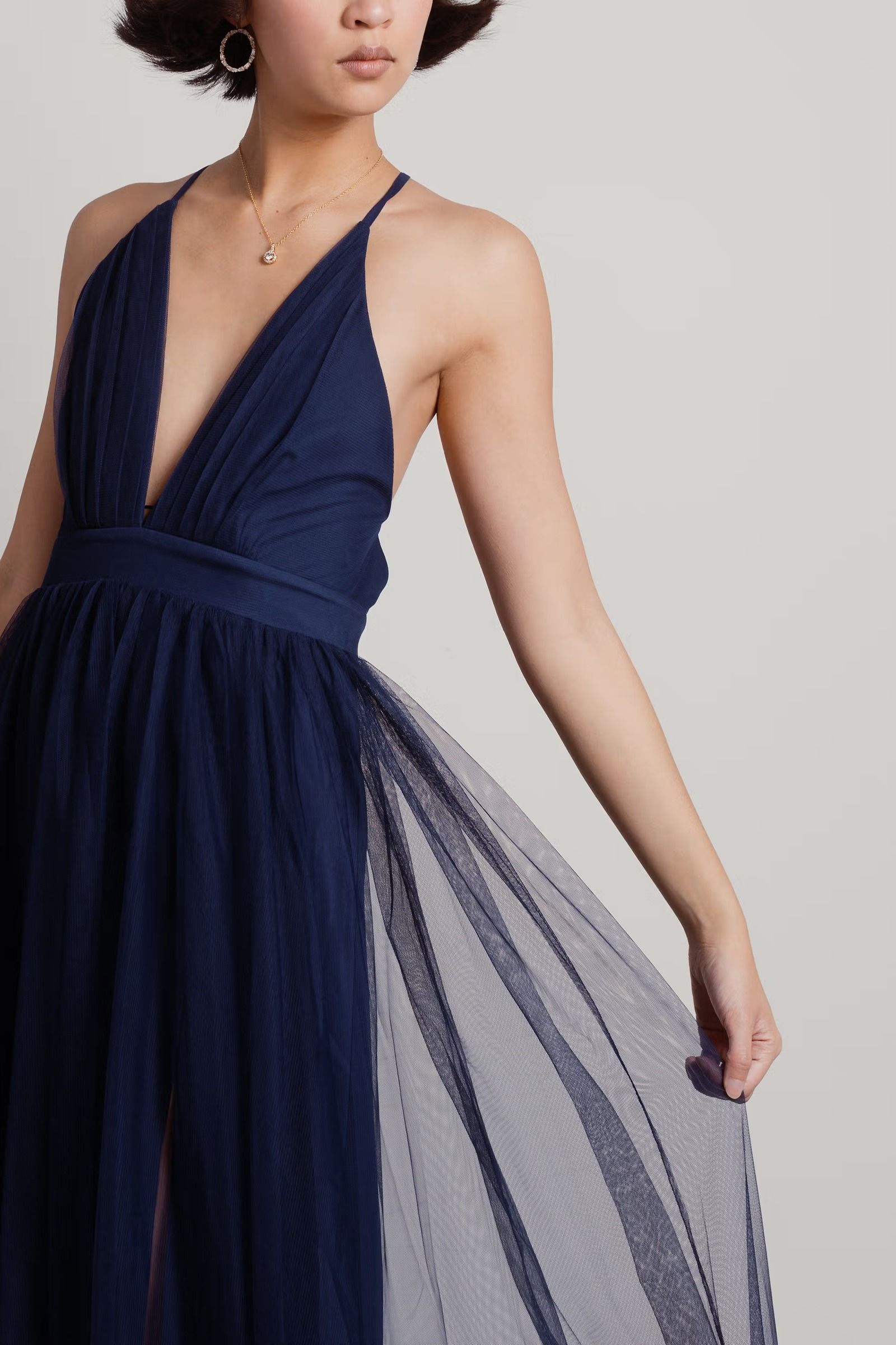 Here To Slay Plunging High Slit Maxi Dress - Emerald - C$ 251 | Tobi CA