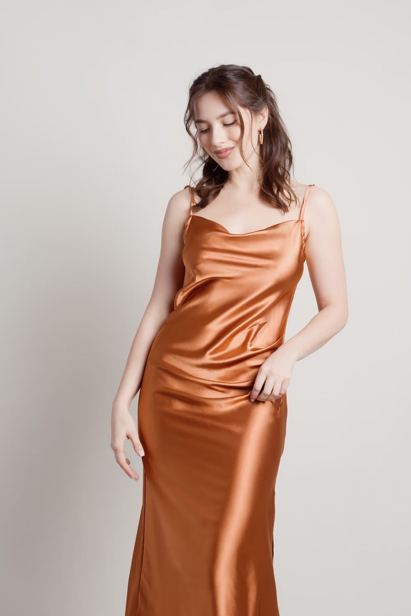 Sienna Midi Dress - Classy Satin Dress - Maxi Dress