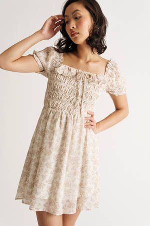 Cream Dresses & Ivory Outfits for Women, fitted and flowy | Tobi