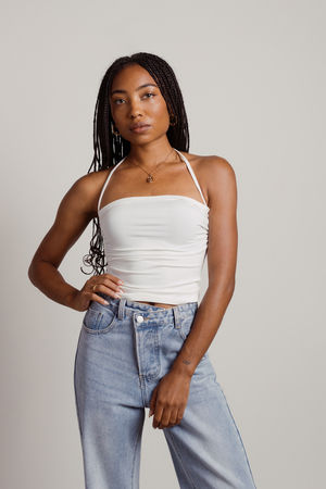 Halter Tops for Women - Halter Neck Tank Tops | Tobi